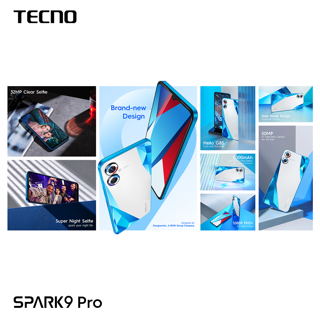 BMW DESIGNWORKS AND TECNO PRESENTS THE TECNO SPARK 9 PRO SPORT EDITION ...