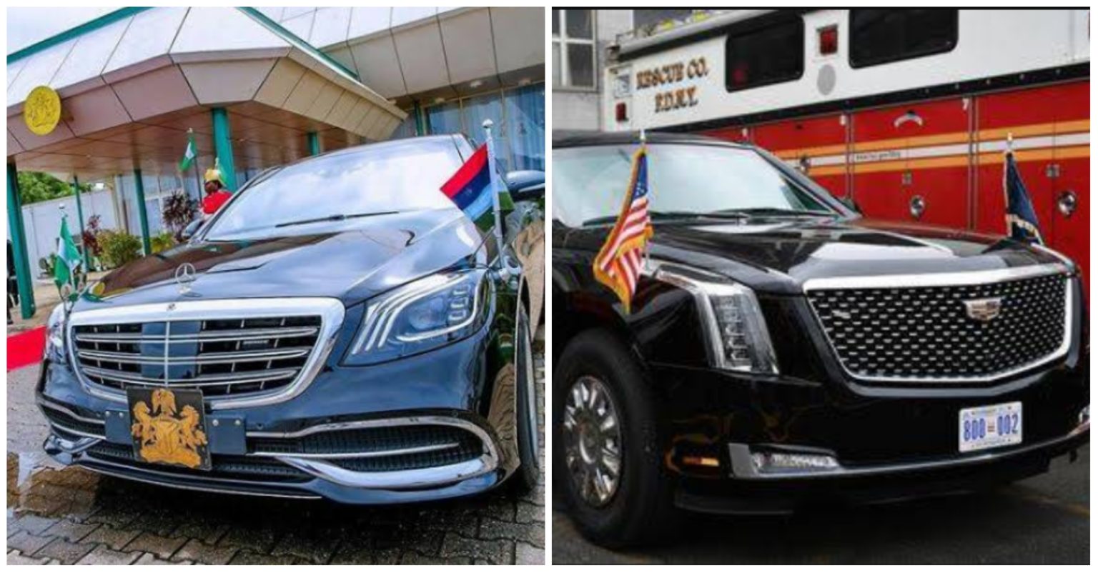 Presidential Cars: Buhari's Benz vs Donald Trump's "Beast"