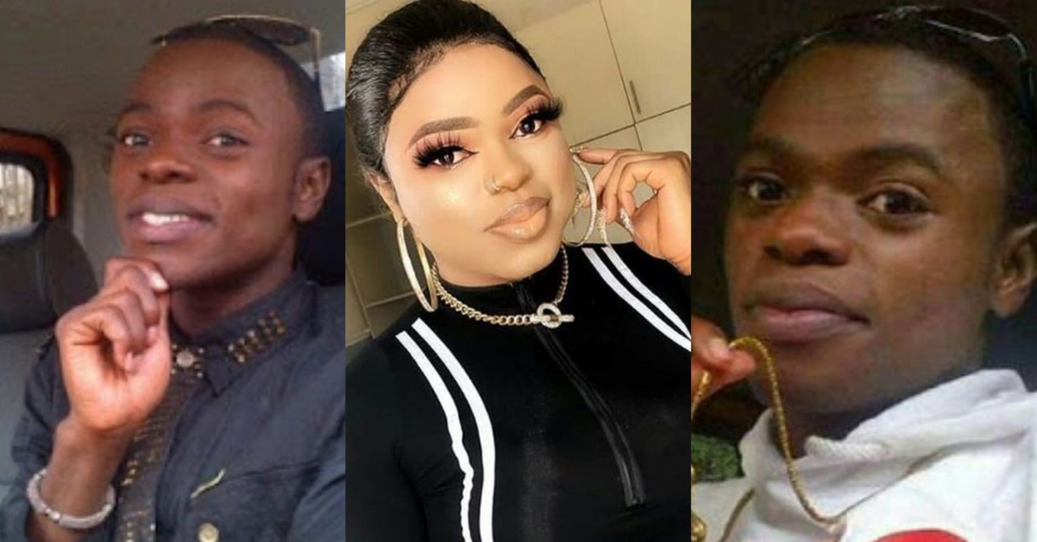 See 7 rare pictures of Bobrisky when he was a man
