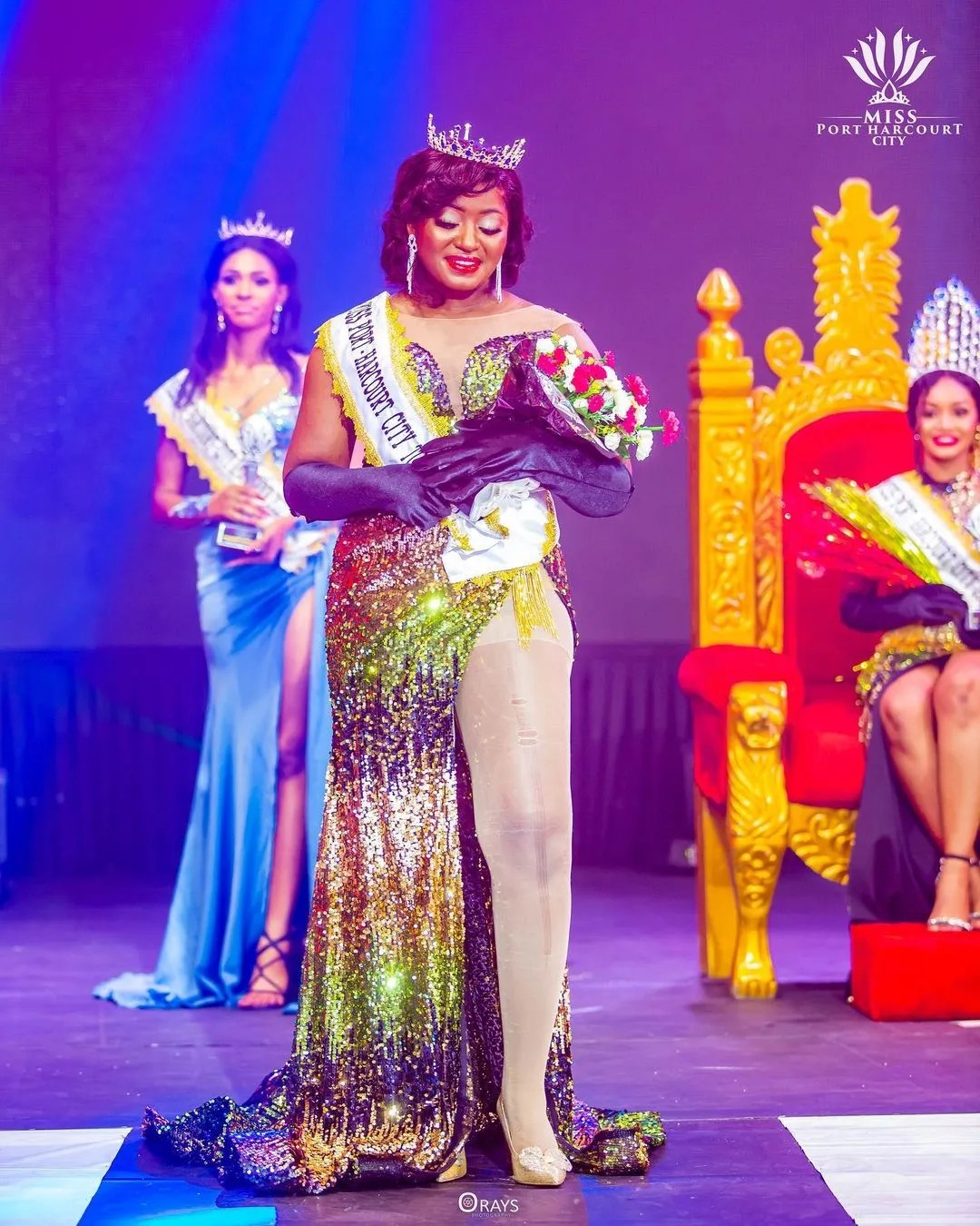 Meet Pretty Blind woman who won Miss Port-harcourt city Beauty Pageant ...